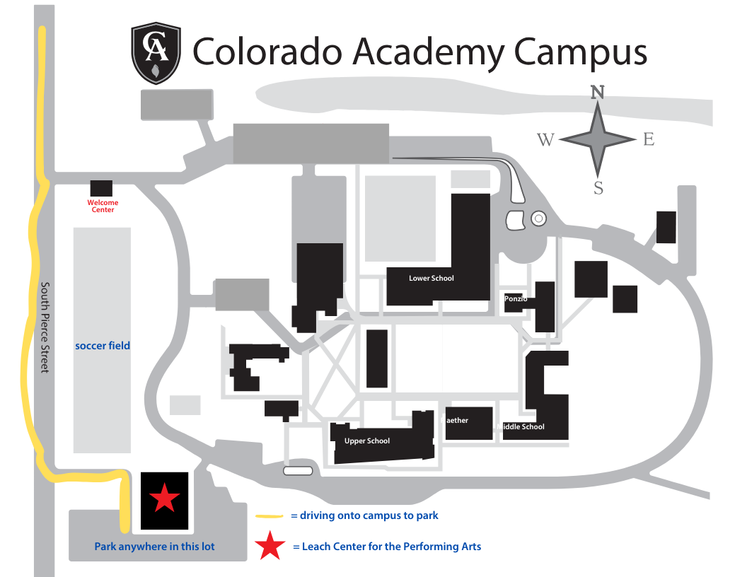 Colorado Academy Map - The Colorado Chorale - Denver, Colorado